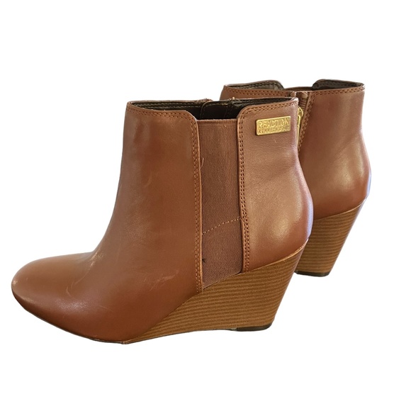 Reaction Kenneth Cole | Shoes | Kenneth Cole Reaction Brown Ankle Wedge ...